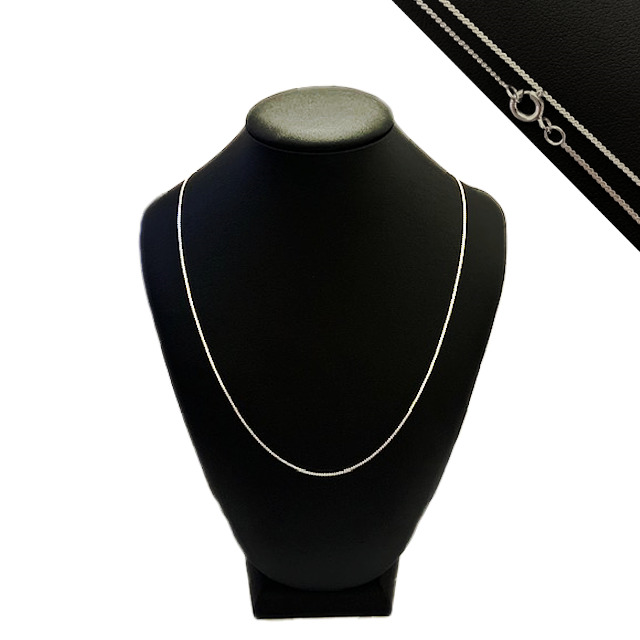 CADENA ARMADA PLATA 925 SERPIENTE 0.8MM - 45CM